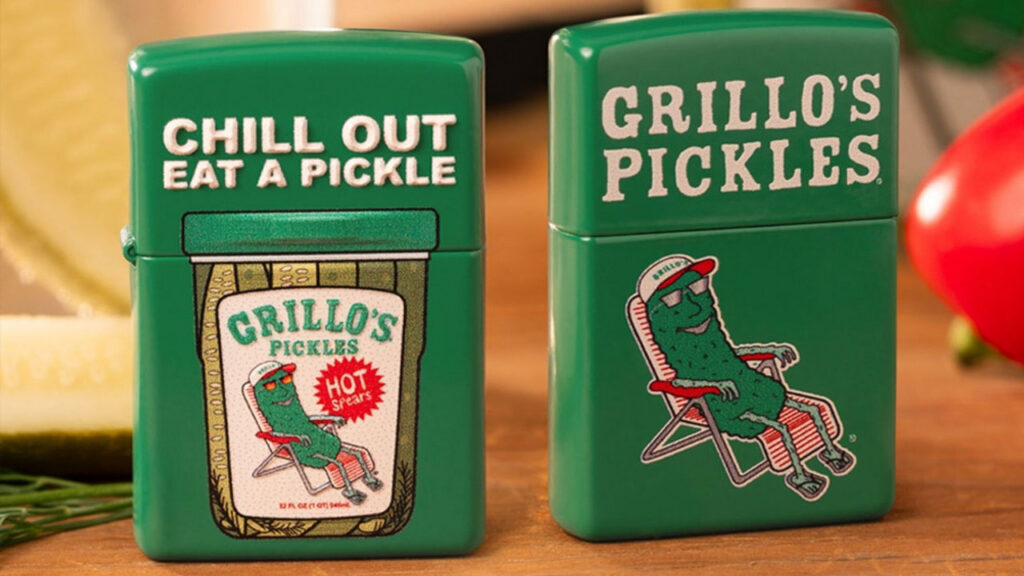 Zippo and Grillo’s Pickles Launch Limited-Edition Windproof Lighter ...